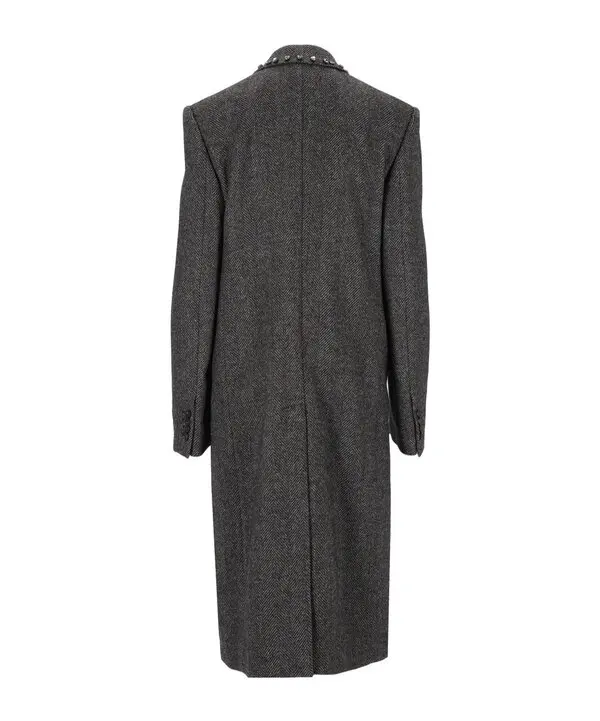 Stella McCartney Embellished Herringbone Coat
