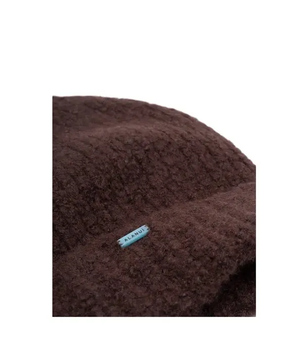 Alanui Ribbed-knit Cashmere Beanie Hat