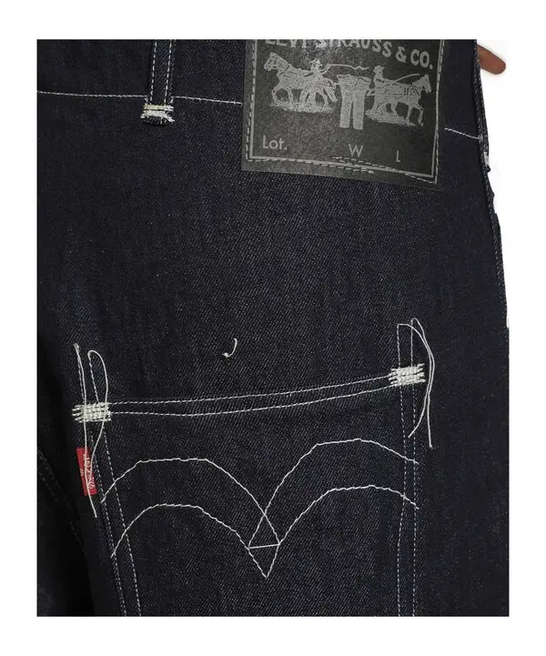 Junya Watanabe X Levi's Contrast-stitch Wide-leg Jeans