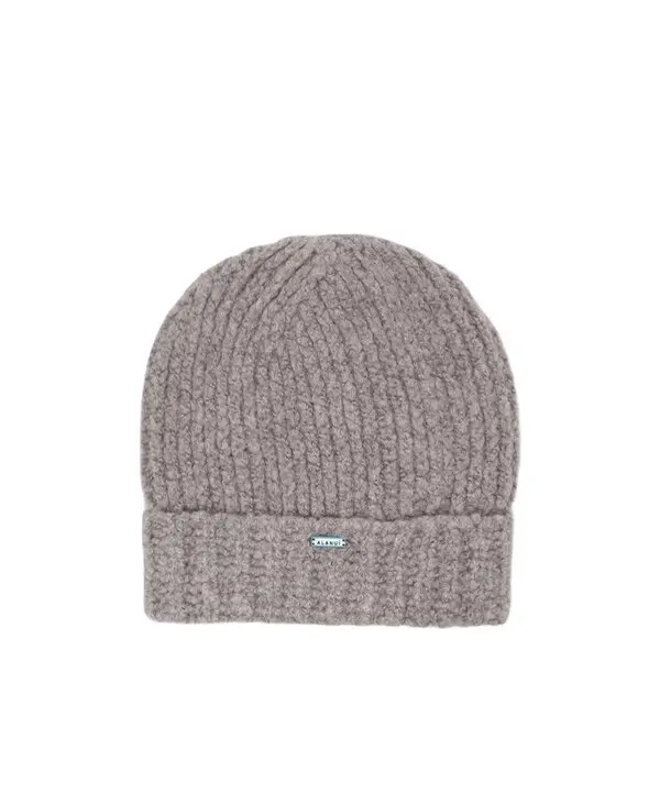 Alanui Ribbed-knit Cashmere Beanie Hat