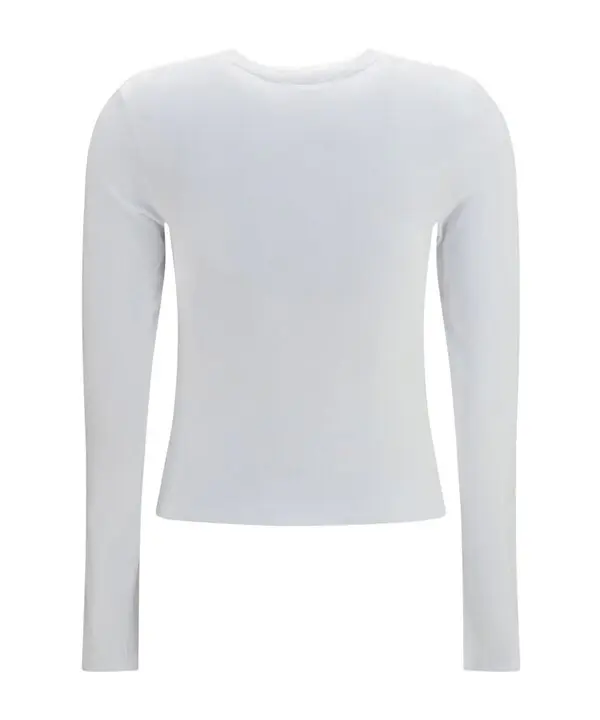 Alexander Wang Logo Fitted Long-sleeve T-shirt