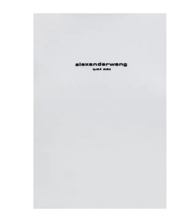 Alexander Wang Logo Fitted Long-sleeve T-shirt