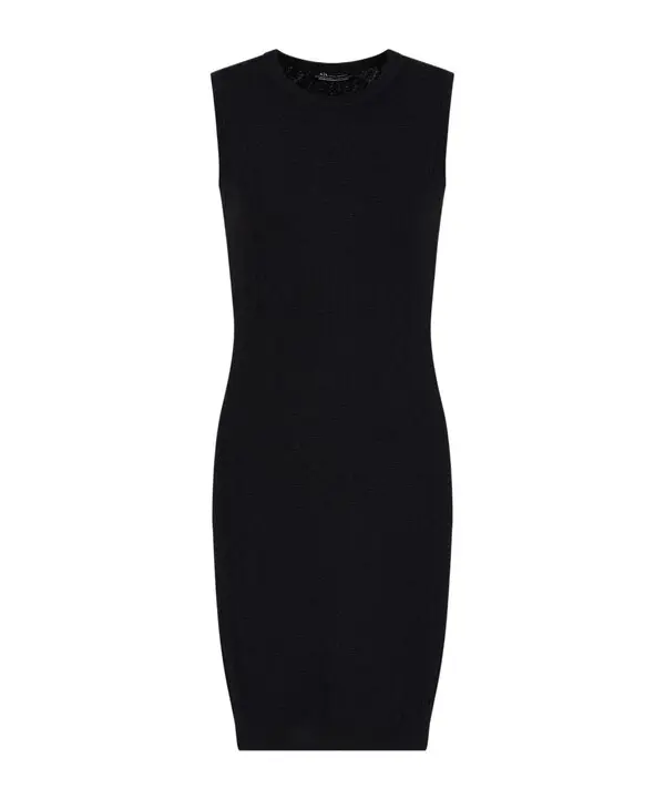 Armani Exchange Monogram-knit Dress