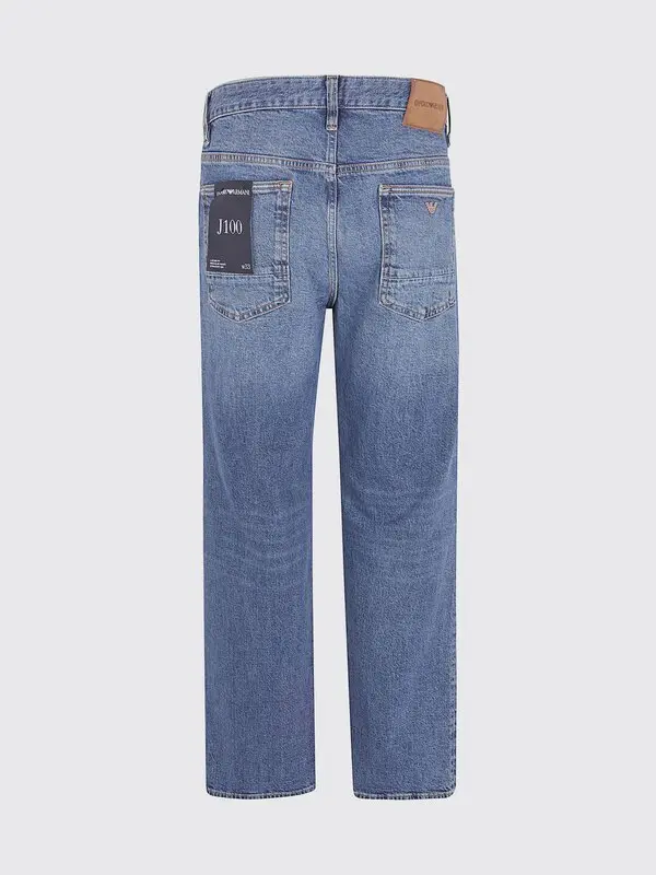 Emporio Armani Wide-leg Stretch-denim Jeans
