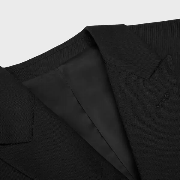 Celine Classic Jacket In Wool Gabardine