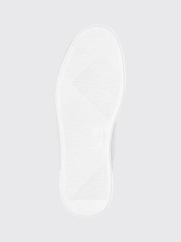 Philipp Plein Leather Low-top Trainers With Monogram Pattern And Hexagon Logo