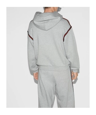 Gucci Stripe Detailed Drawstring Hoodie