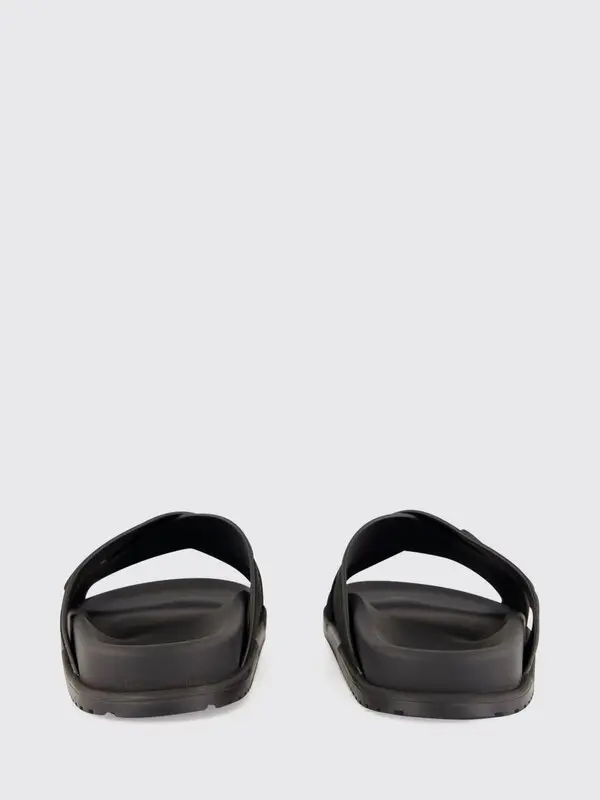 Dolce & Gabbana Cross Strap Sandals - Black