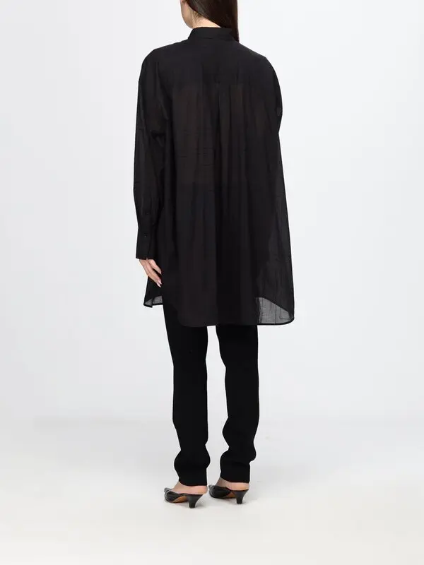 TOTEME Oversized Cotton Monogram Shirt