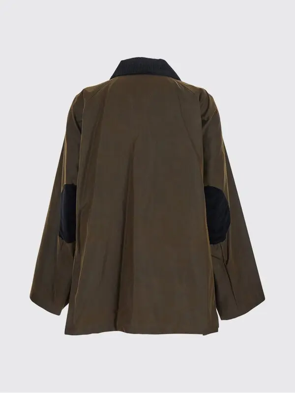 TOTEME Country Short Jacket In Organic Cotton With Velvet Collar - Brown