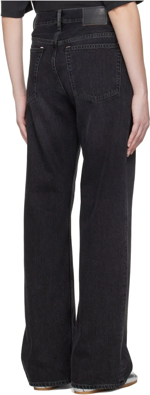 Acne Studios Logo Patch Wide-leg Jeans