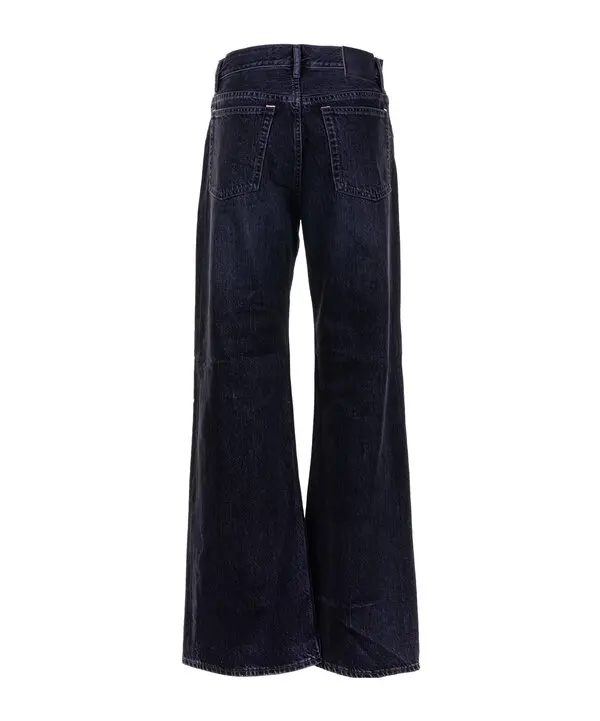 Acne Studios Logo Patch Wide-leg Jeans
