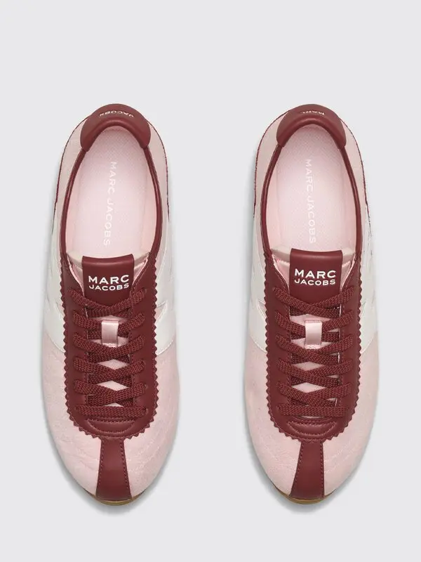 Marc Jacobs The 400 Bleecker Runner Bi Leather And Suede Sneakers - Pink