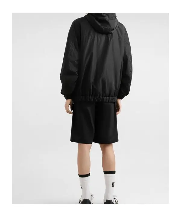 Dolce & Gabbana Dolce Gabbana Logo Tag Hooded Jacket