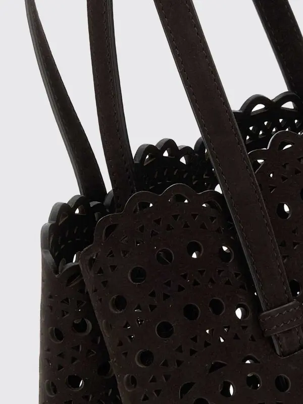 Alaïa Cut-out Tote Bag - Brown