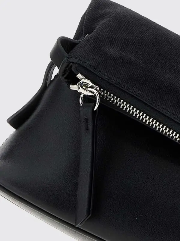 MAISON MARGIELA 5ac Calfskin And Suede Clutch