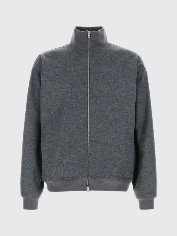 JIL SANDER Water-repellent Wool Knit Bomber Jacket - Blue