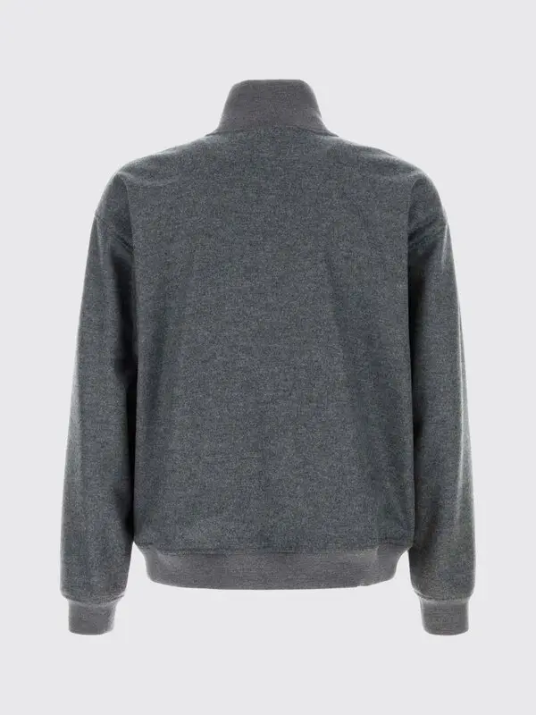 JIL SANDER Water-repellent Wool Knit Bomber Jacket - Blue