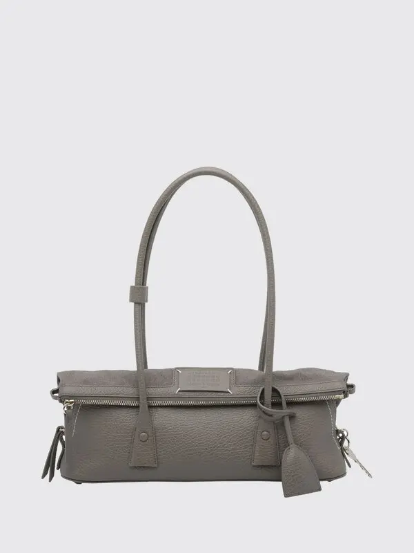 MAISON MARGIELA Calfskin Shoulder Bag - Grey