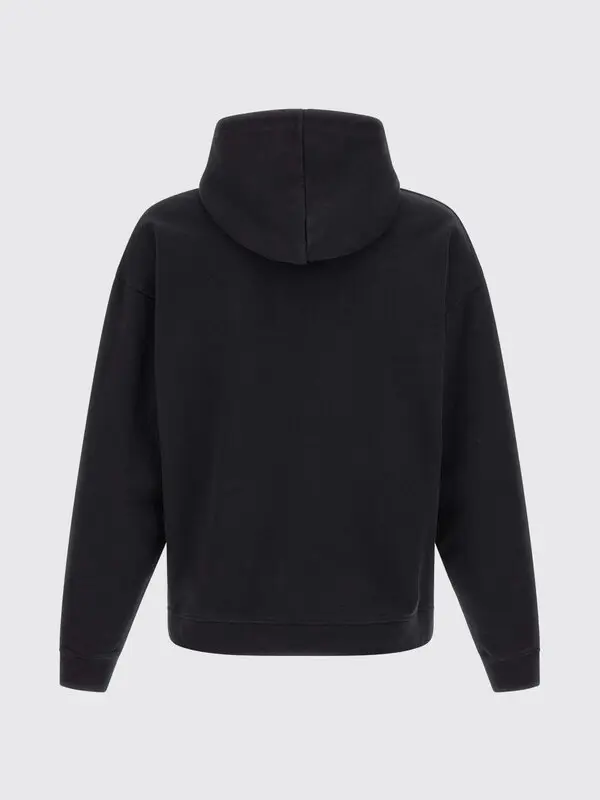 Dsquared2 Cotton Hoodie With Printed Logo And Dropped Shoulders