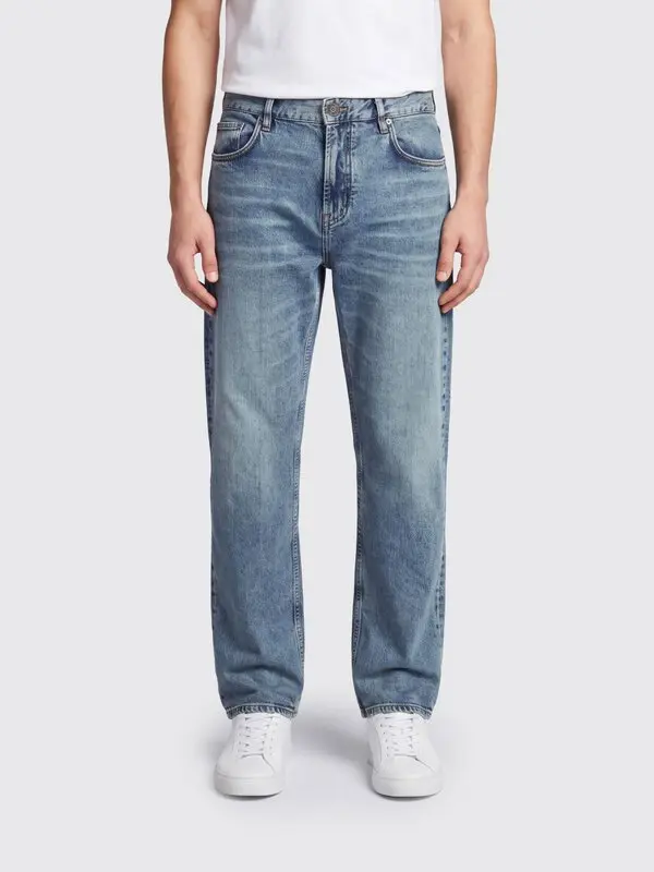 Emporio Armani J76 Straight-leg Five-pocket Denim Jeans