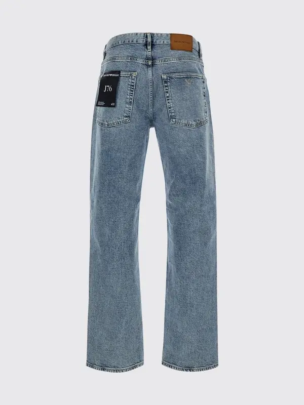 Emporio Armani J76 Straight-leg Five-pocket Denim Jeans