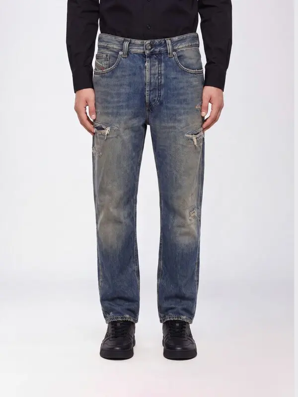 DIESEL® 2024 D-macs Mid-rise Straight-leg Jeans