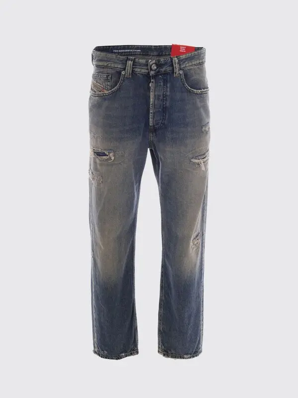 DIESEL® 2024 D-macs Mid-rise Straight-leg Jeans