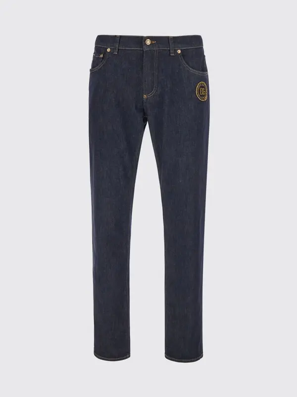 Dolce & Gabbana Mid-rise Skinny Fit Jeans In Silk-cotton Denim