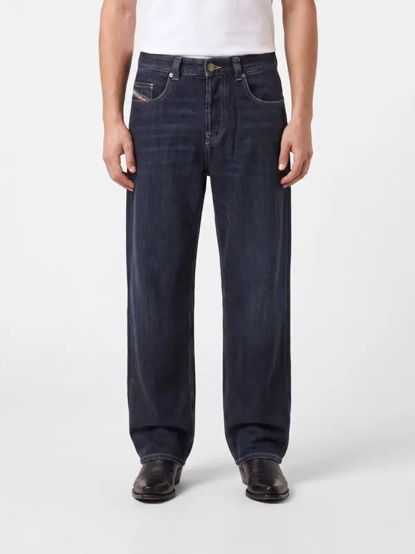 DIESEL® D-macro Low-waist Wide-leg Jeans