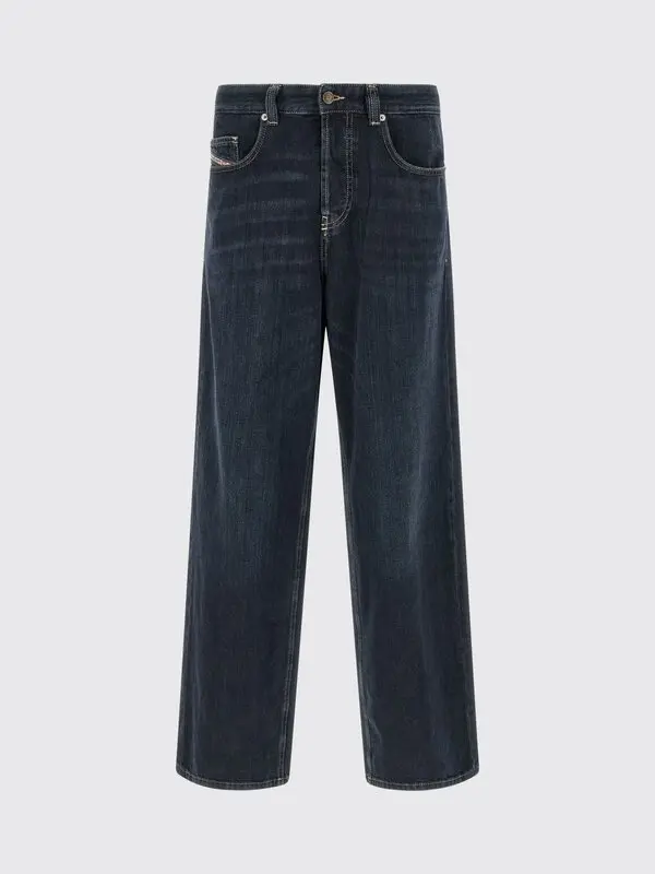 DIESEL® D-macro Low-waist Wide-leg Jeans