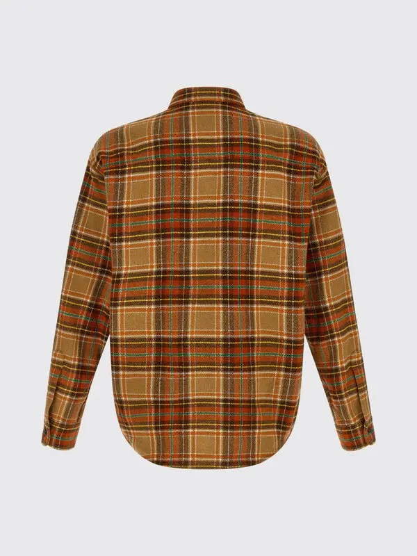 Dsquared2 Relaxed Fit Tartan Wool-blend Shirt With Flap Pockets