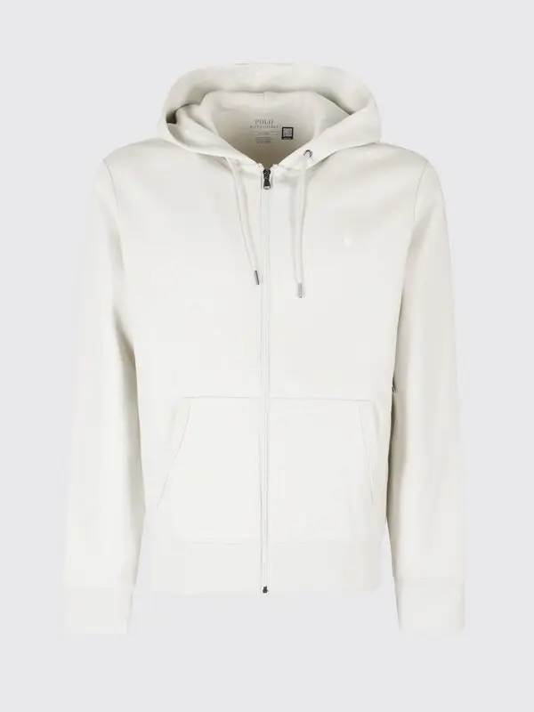 Polo Ralph Lauren Cotton Blend Zip-up Hoodie With Embroidered Pony Logo