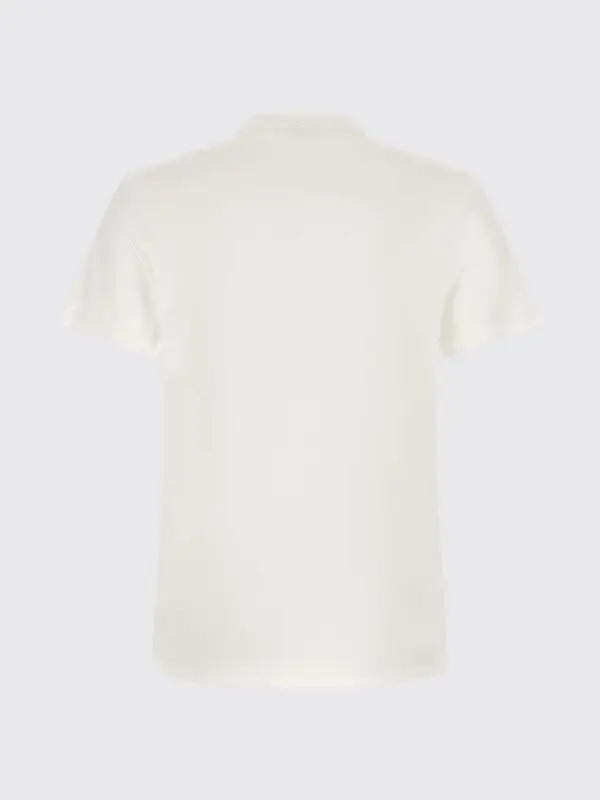Versace Slim Fit Cotton T-shirt With Medusa Graphic Print - White