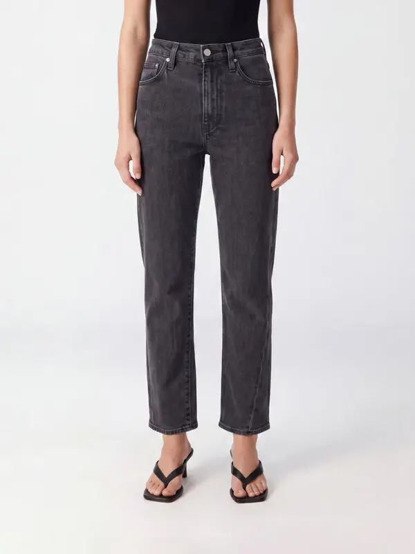TOTEME Straight Leg Jeans - Grey