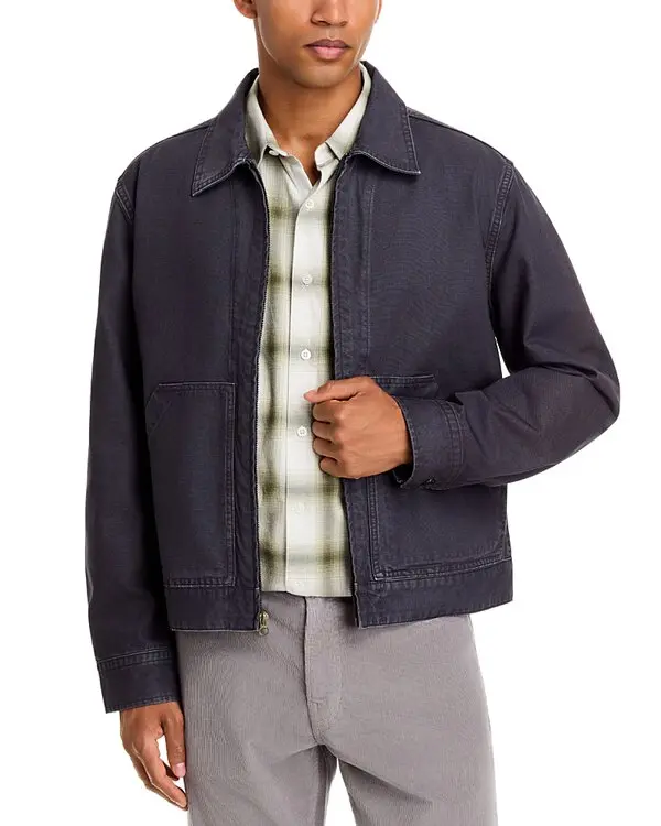 Madewell Saitex Canvas Cotton Work Jacket - Navy