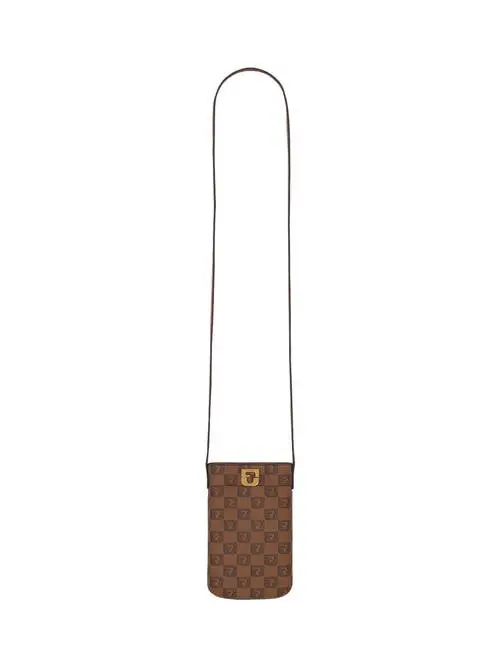 Gerard Darel Lady Monogram Phone Bag - Camel