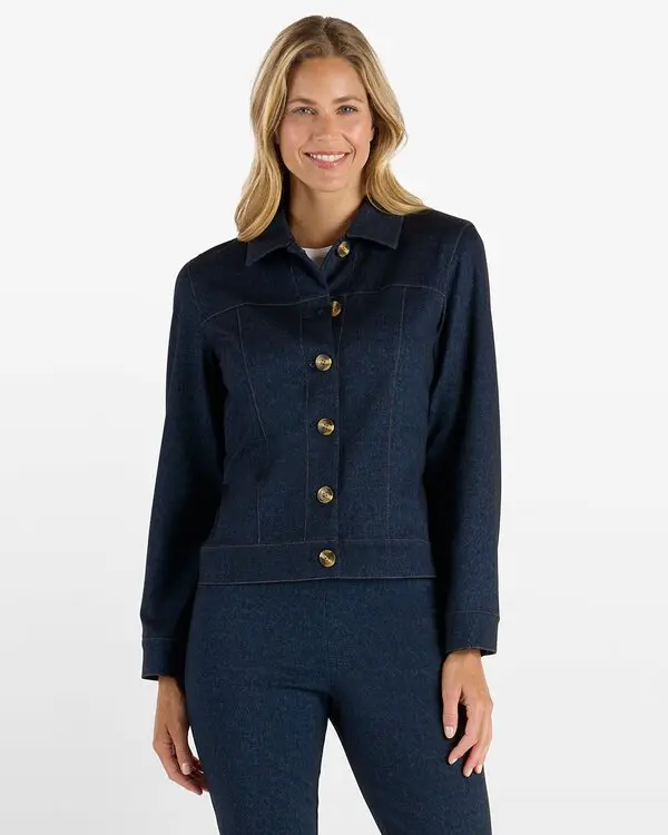 Jude Connally Hudson Jacket In Jude Denim