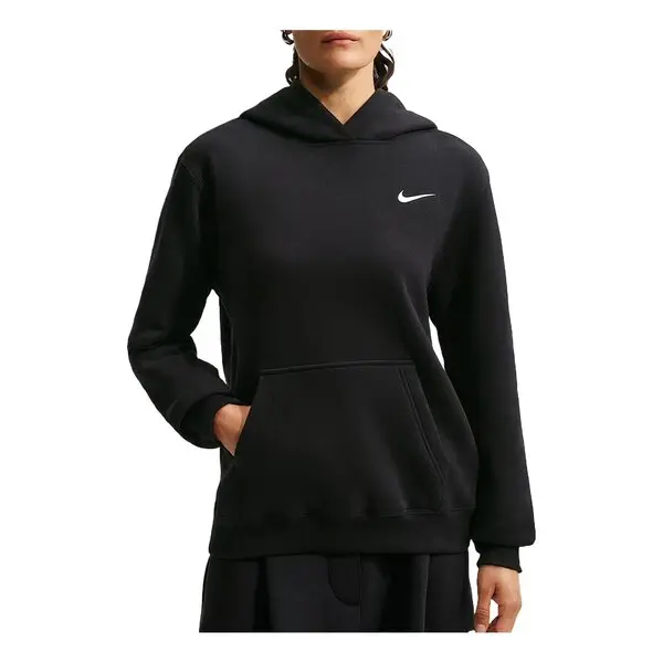Nike Studio Fleece Medium Weight Hoodie - Total Black