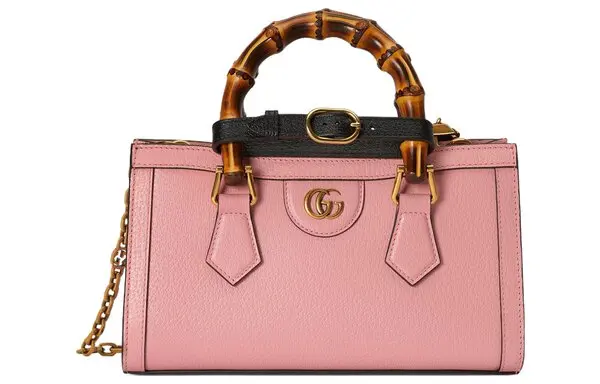 Gucci Diana Small Shoulder Bag 'wilde Rose Black