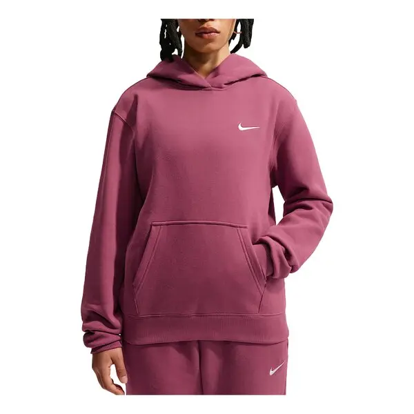 Nike Studio Fleece Hoodie - Pink Smoke