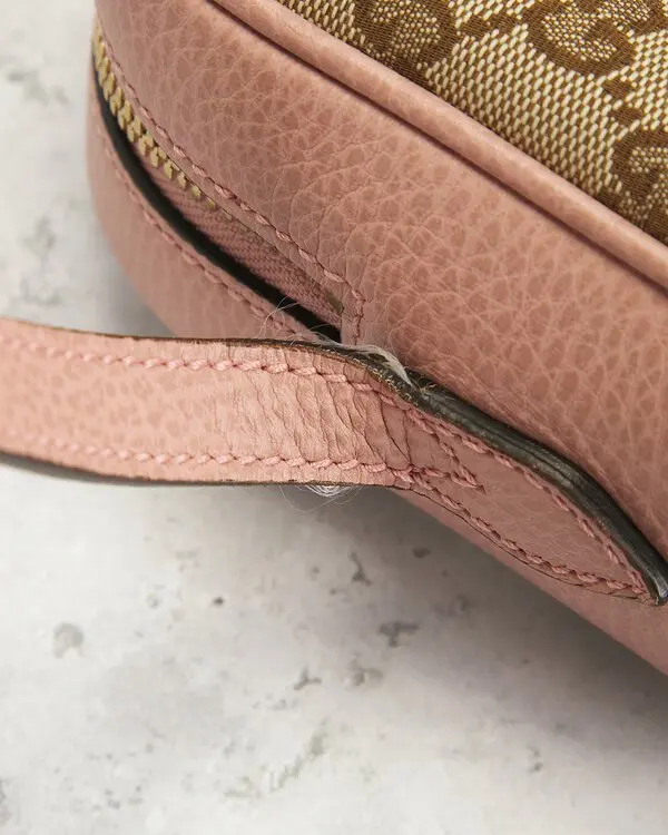 FWRD RENEW Gucci Mini Bree Messenger Bag - Brown