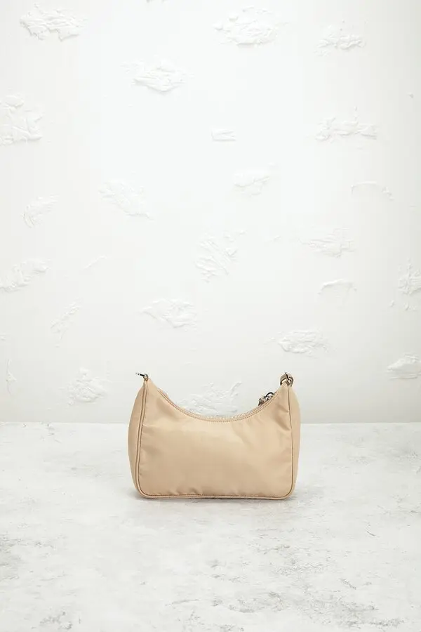Prada Re-edition 2005 Re-nylon Shoulder Bag - Deserto Beige