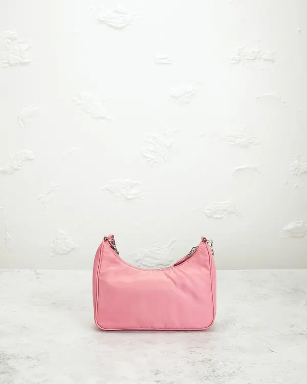 FWRD RENEW Prada Re-edition 2005 Re-nylon Shoulder Bag - Pink
