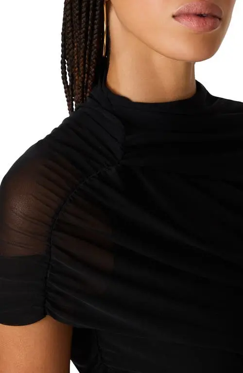 Steve Madden Kerry Mesh Top - Black