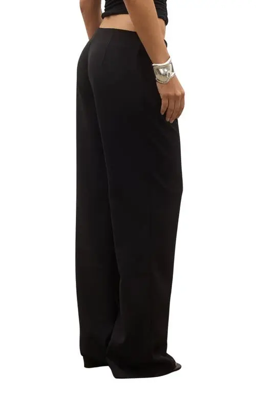 BAYSE Pietra Low Waist Wide Leg Trousers