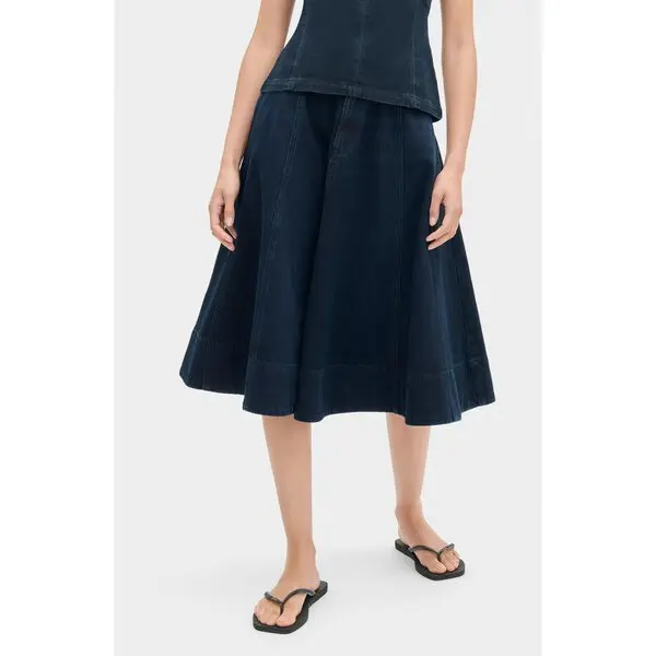 ALIGNE Lana Denim Midi Skirt