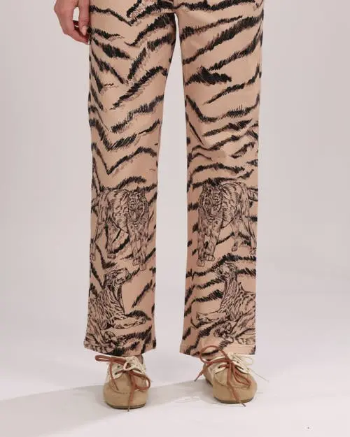 Las Surenas Pant Feline Denim