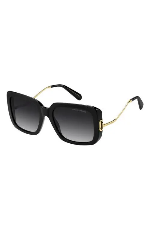 Marc Jacobs 57mm Gradient Square Sunglasses