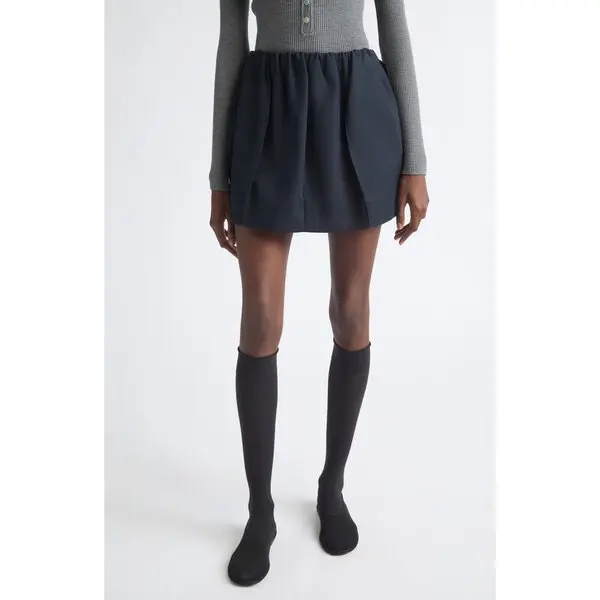 NACKIYE Montage Cotton Miniskirt
